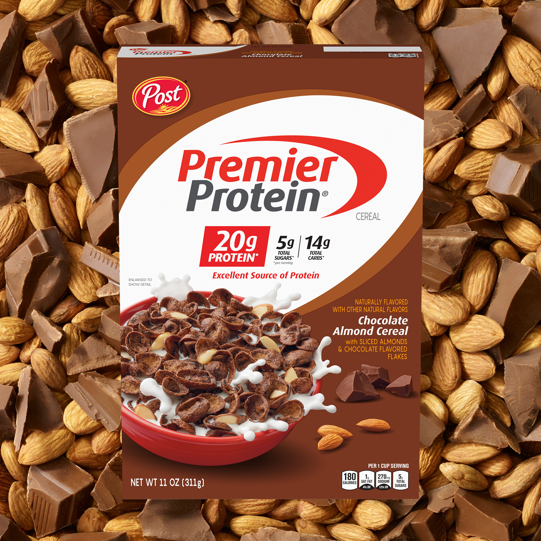 Chocolate Almond Protein Cereal | Premier Protein